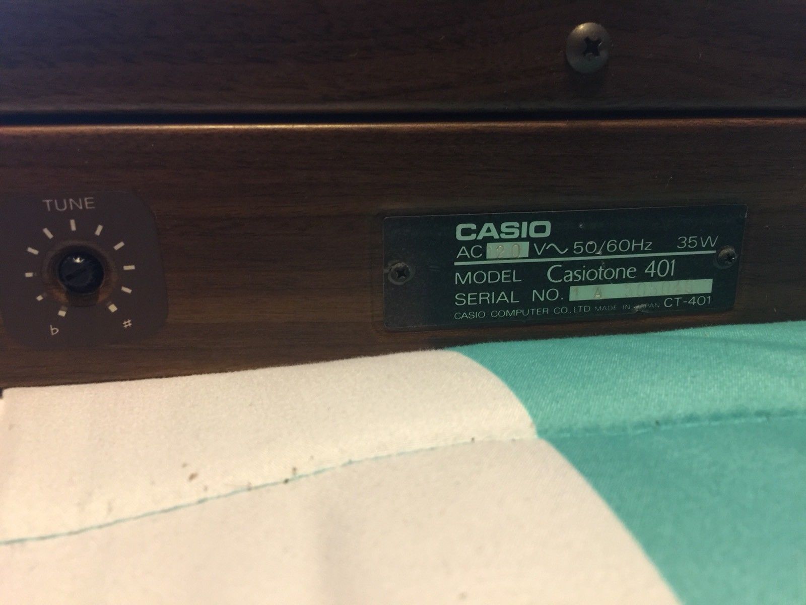 MATRIXSYNTH: Vintage CT-401 Casio Casiotone 401 Synthesizer Keyboard