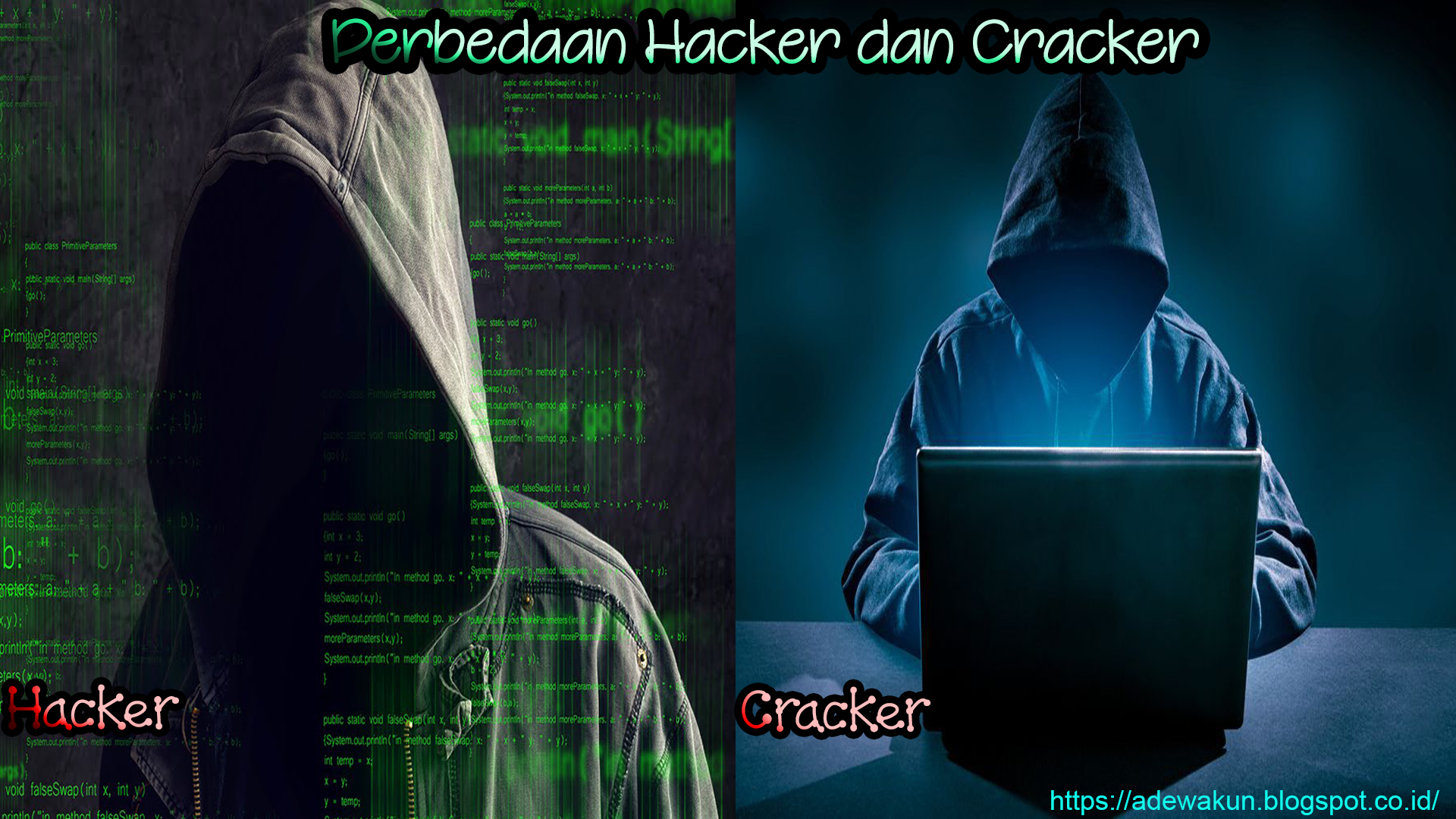 Perbedaan Hacker Dan Cracker - Adewakun