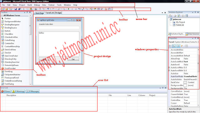 Pengenalan VB.NET - Tutorial Koding