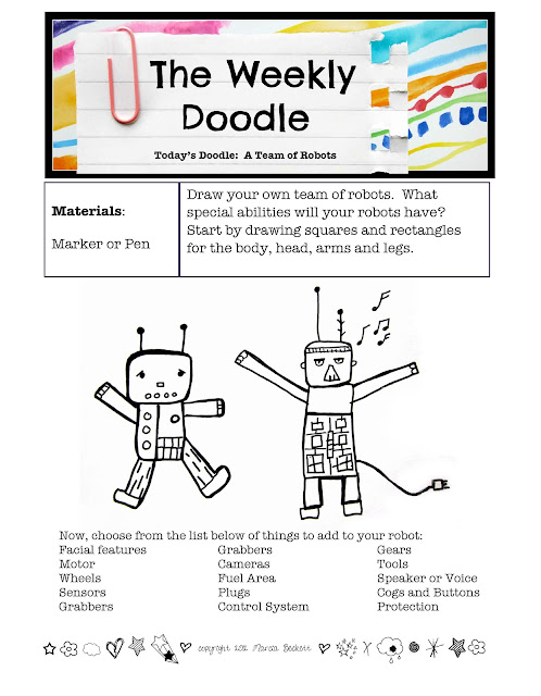 Art is Basic-- Art Teacher Blog: Introducing: The Weekly Doodle ...