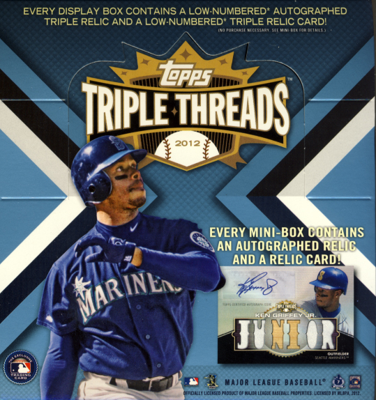 All About Sports Cards: 2012 Topps Triple Threads Baseball Box Break ...
