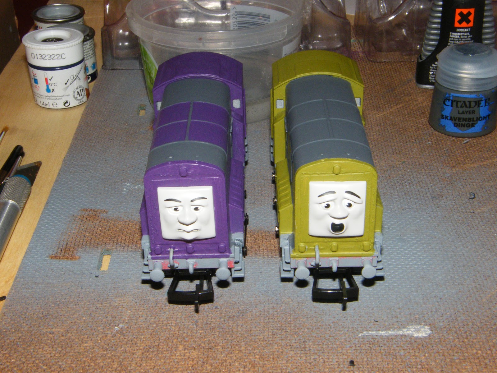 The World of Thomas The Tank Engine Modelling: Splatter & Dodge Project ...