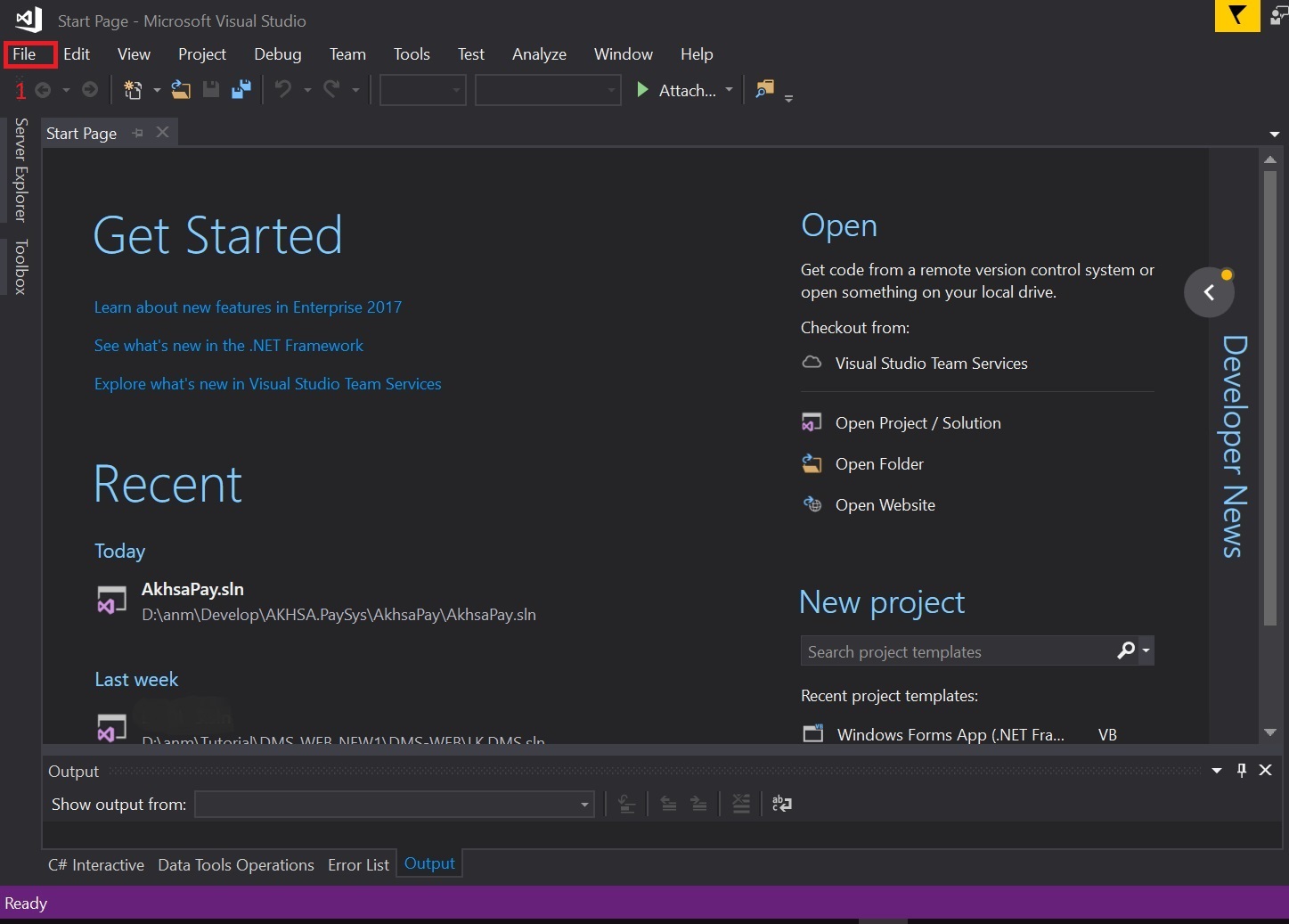MEMBUAT PROJECT DI VISUAL BASIC NET - Panduan Visual Studio