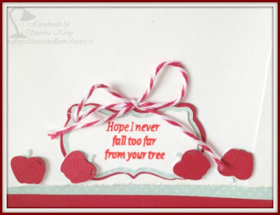 Crafting Till The Crack of Dawn: An Apple Tree Card for my Mother