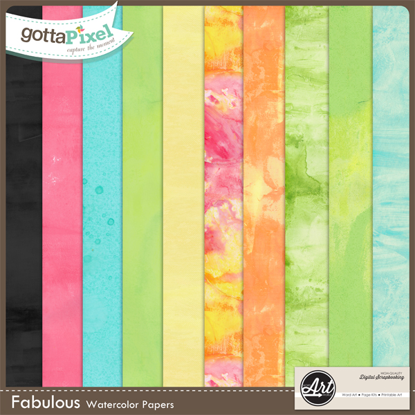 Word Art World: NEW "Fabulous" $1 Packs from Word Art World