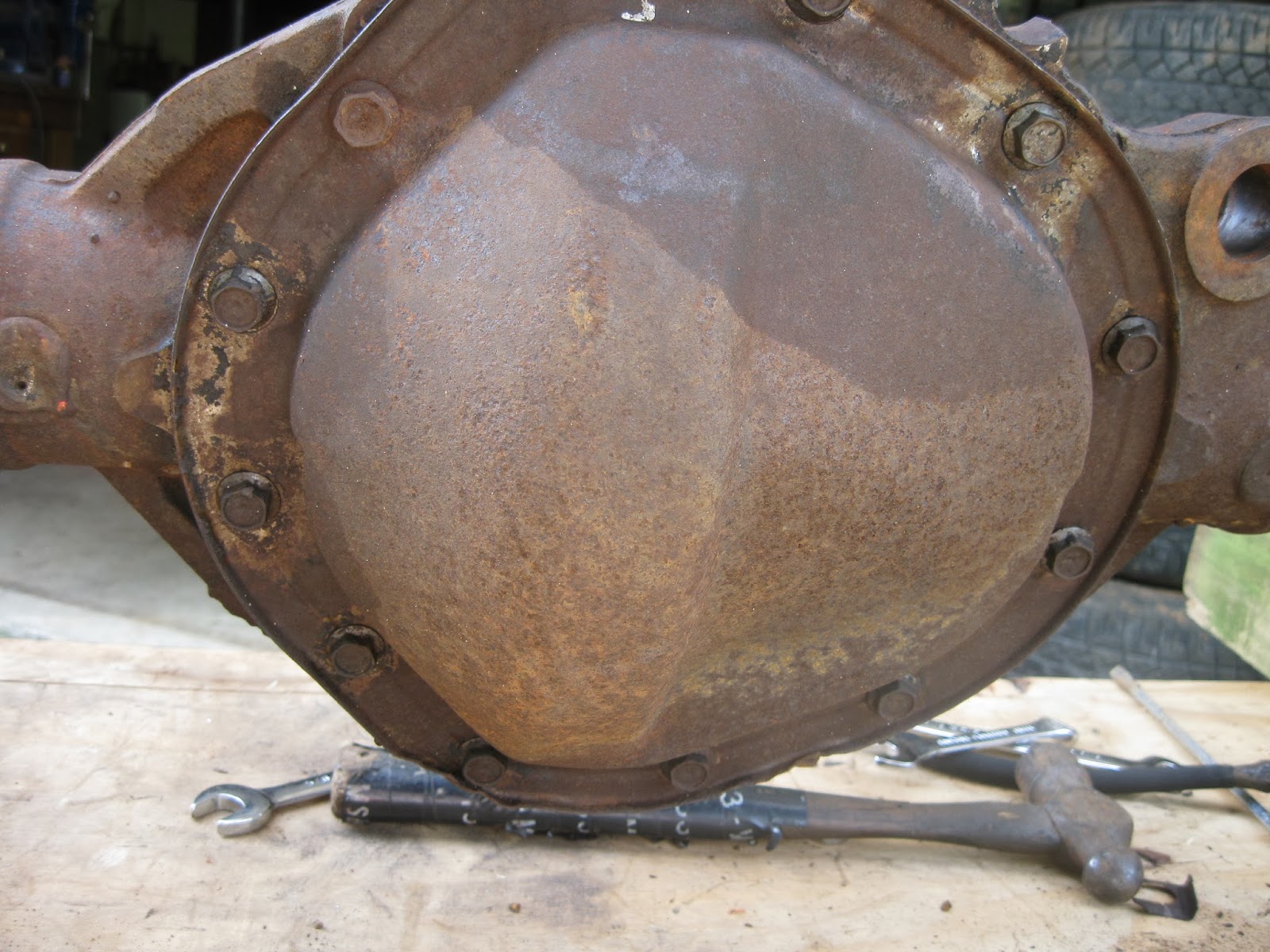 CHEVY C10: REAR END WORK