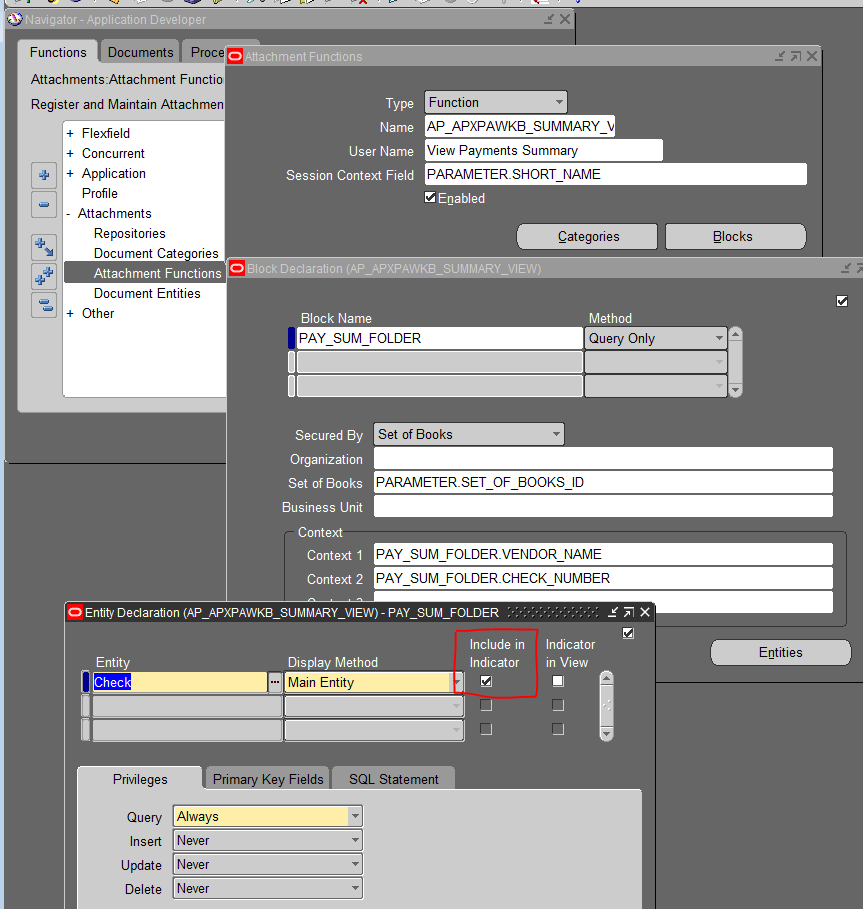 Oracle applications - Surendranath Subramani: Enable paperclip (attachment) icon on core forms ...