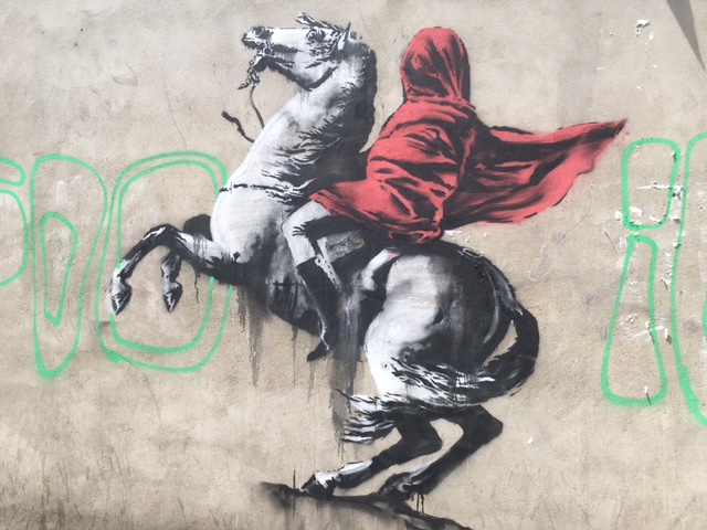 Melissa on the road: Banksy's take on our cruel immigration policies ...