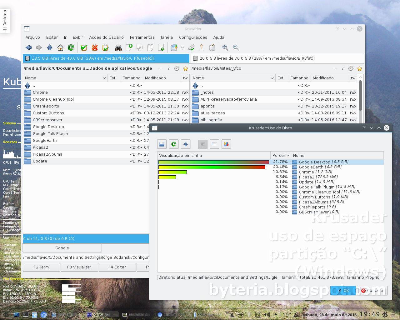 Byteria: Particionamento de disco para vários Linux