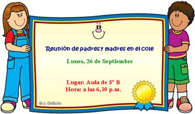 Reunión Inicio de Curso con madres y padres - El QuinTo NiVeL