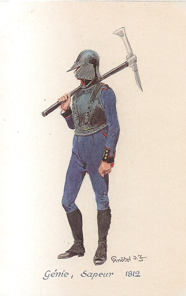 French; Engineers, Sapper, 1812 by H.Knotel | Napoleonic wars, Napoleon ...