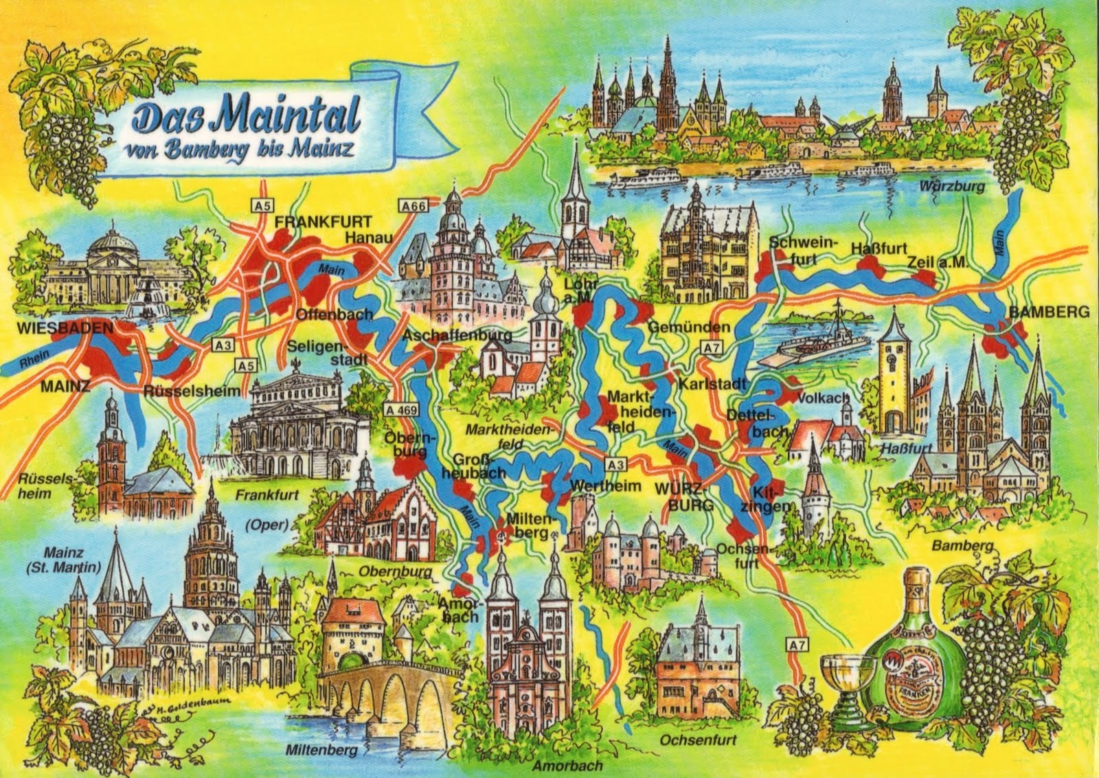 Postcard Anthology: Germany Map Postcards