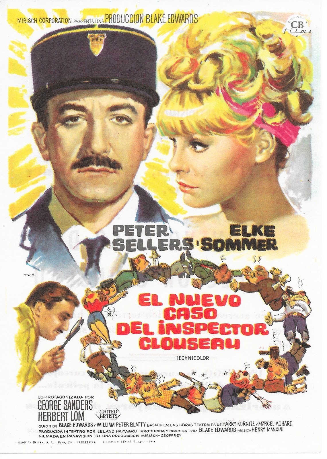 CINE - PROGRAMAS DE MANO: EL NUEVO CASO DEL INSPECTOR CLOUSEAU/ BLAKE ...