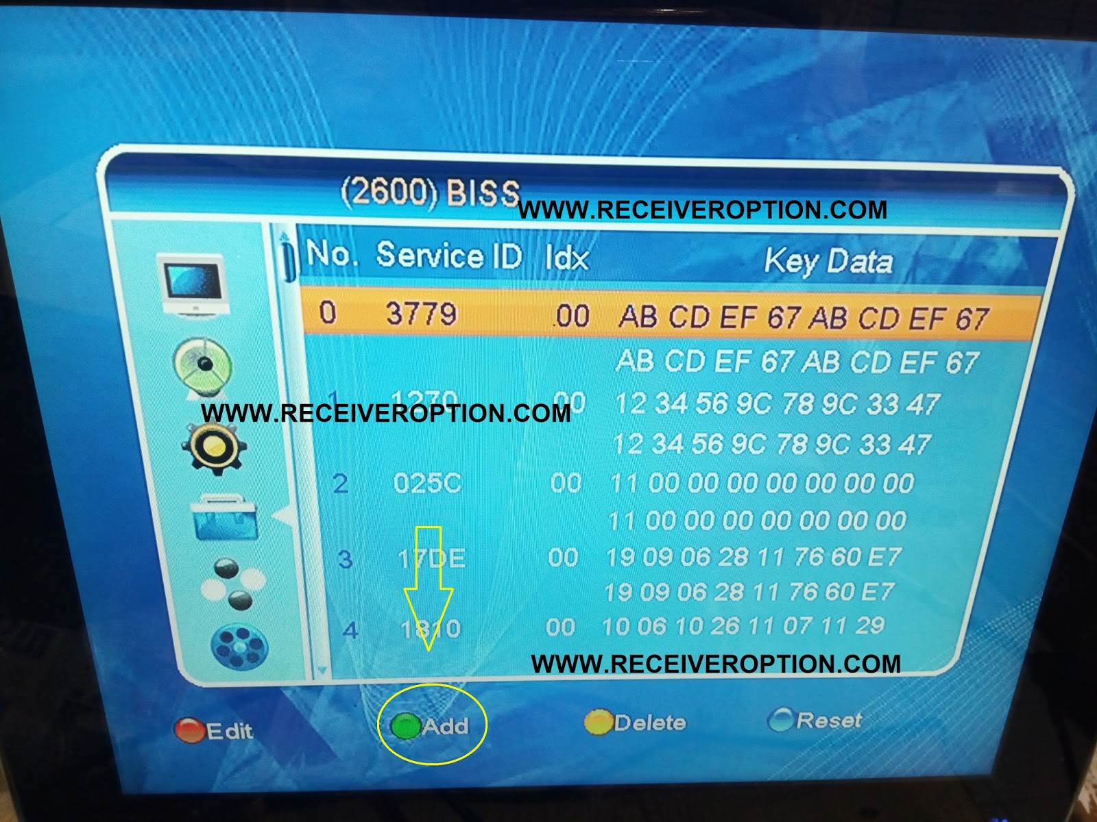 STAR TRACK SR-6666 MPEG4 RECEIVER BISS KEY OPTION - How To Enter Biss key Power vu key And Cline ...