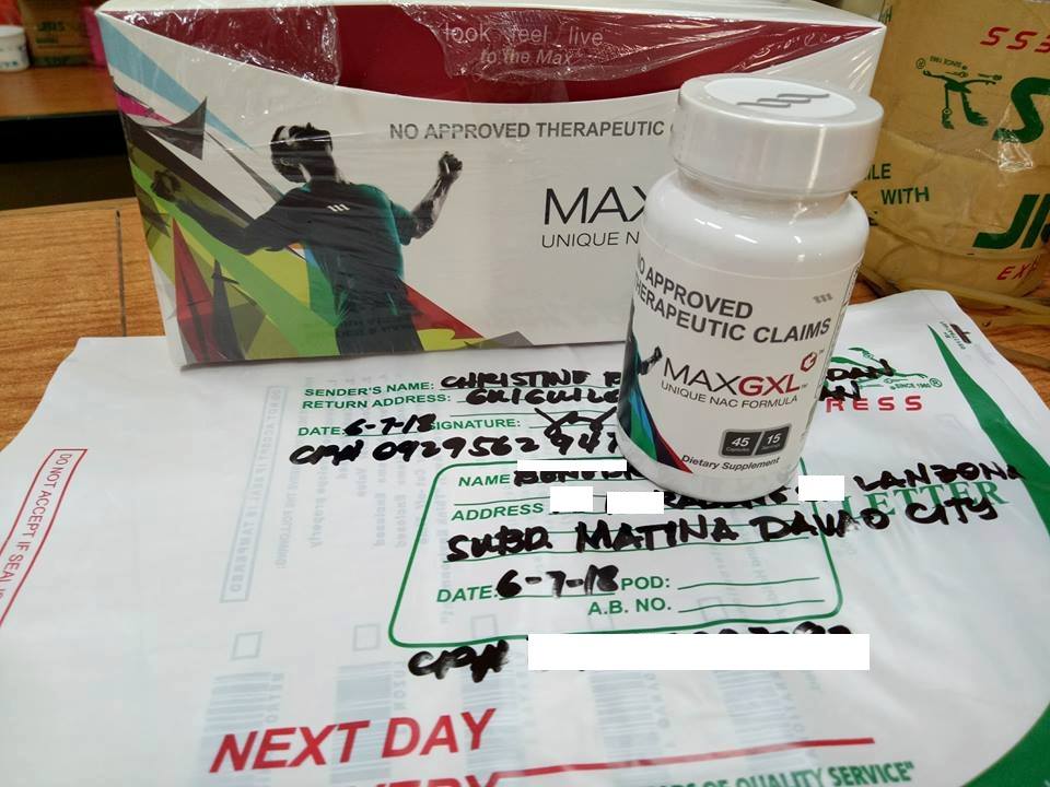 MaxGXL Online Seller: Repeat Order Of MaxGXL Unique NAC Formula Sold Today!