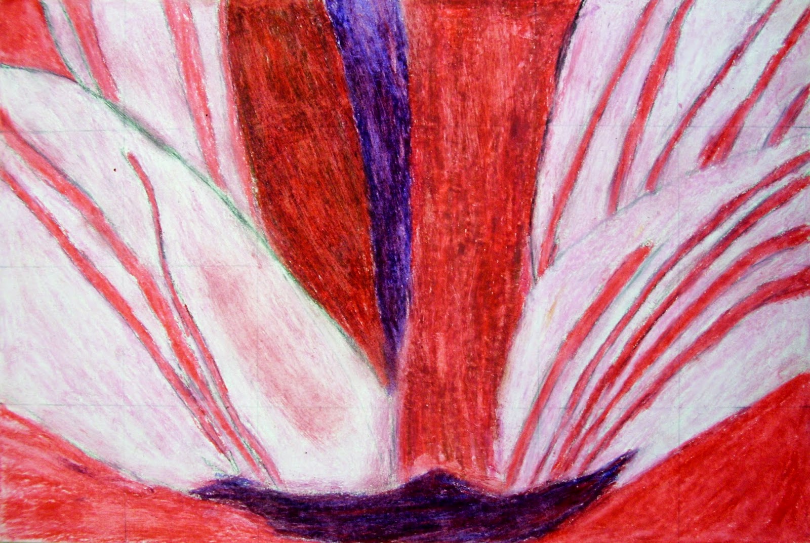 the art classroom: Abstracted Flowers (Intermediate Art - O'Keeffe ...