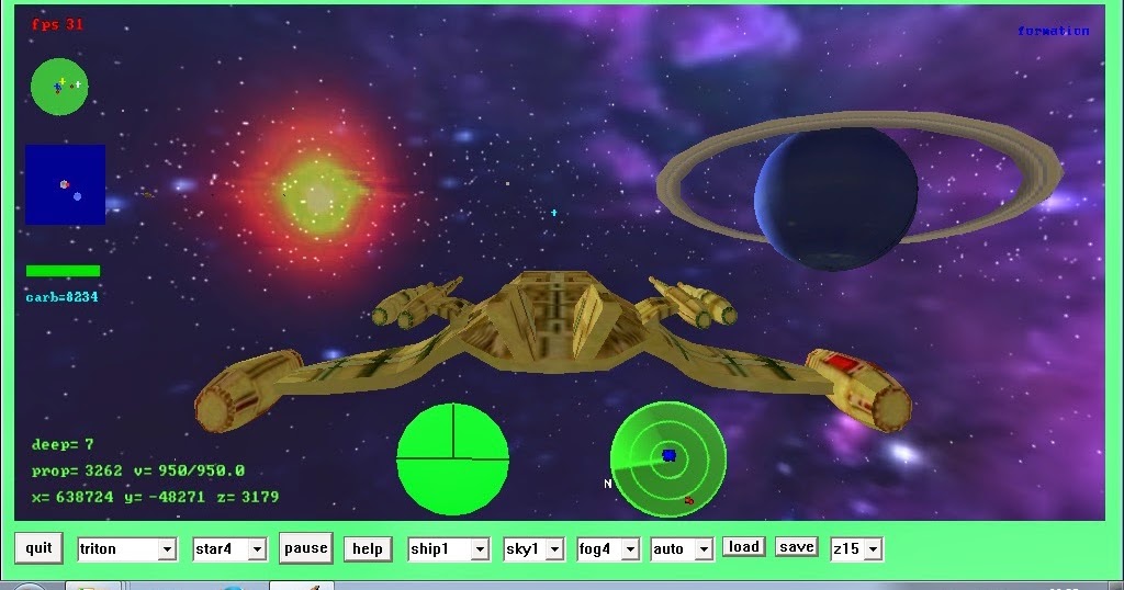 chung's blogspot: flightspace_chung free 3D space combat flight simulator in freebasic