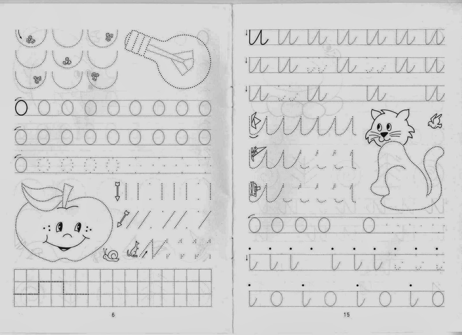 Aprende Brincando: Vários Grafismos de Preparação para a Escrita das Letras
