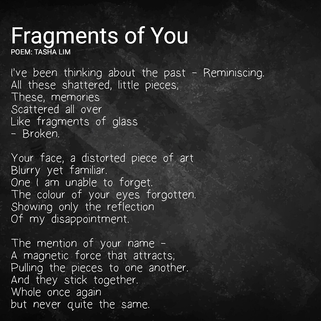 Poem #76: Fragments of You