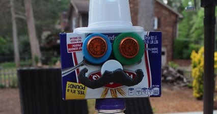 The Harris Sisters: Recycled Robot Art Project