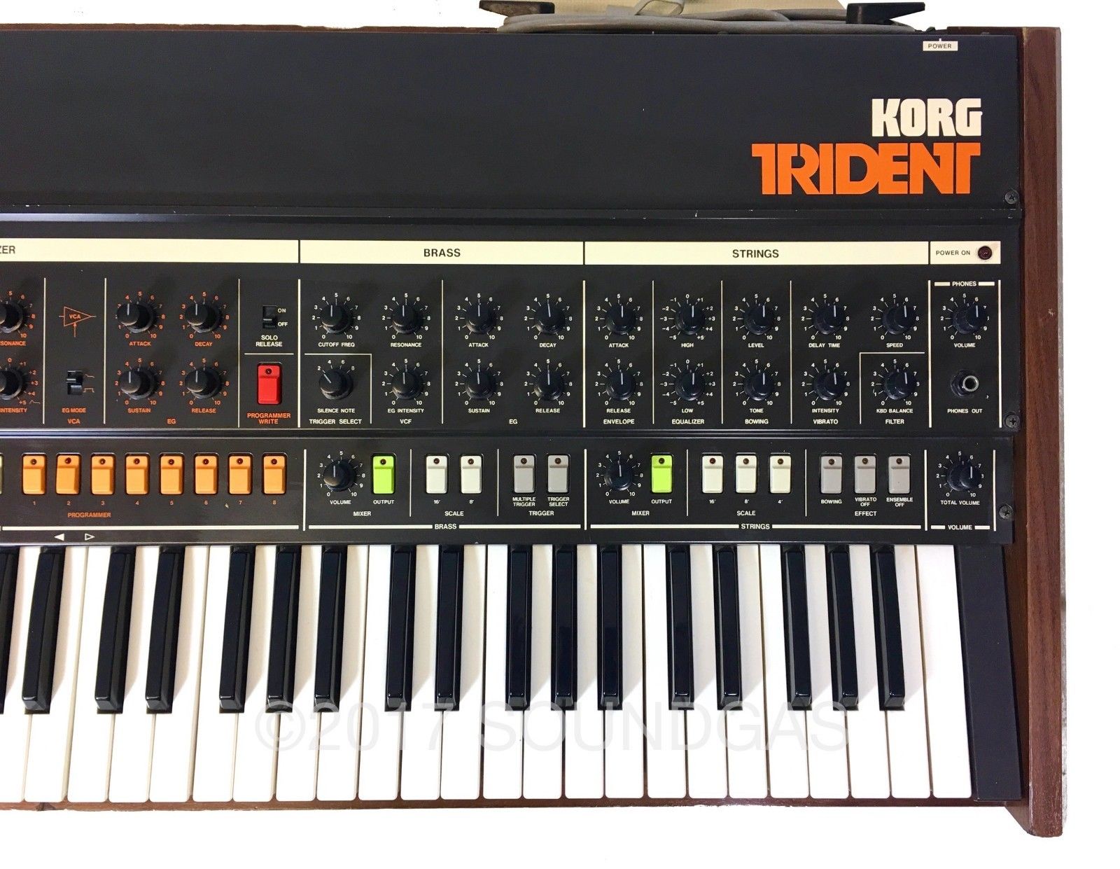 MATRIXSYNTH: KORG TRIDENT - *Pro-Serviced* Vintage Synthesizer SN 331664