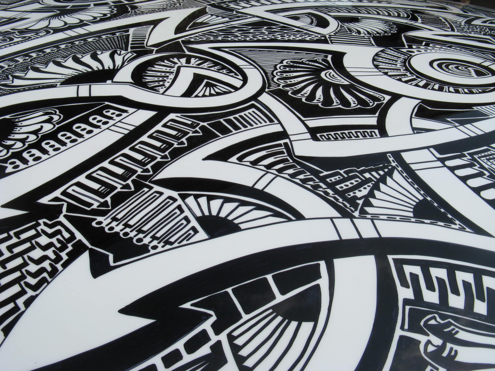 Pinstripe Chris: The Sharpie Mustang part 7 FINISHED!!!