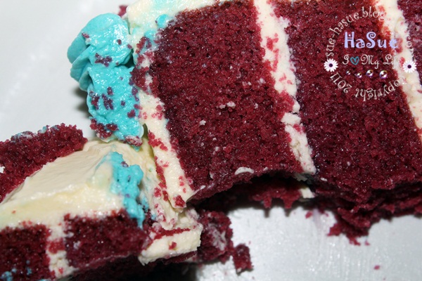 HaSue: I Love My Life: Resepi: Kek Baldu Merah / Red Velvet Cake