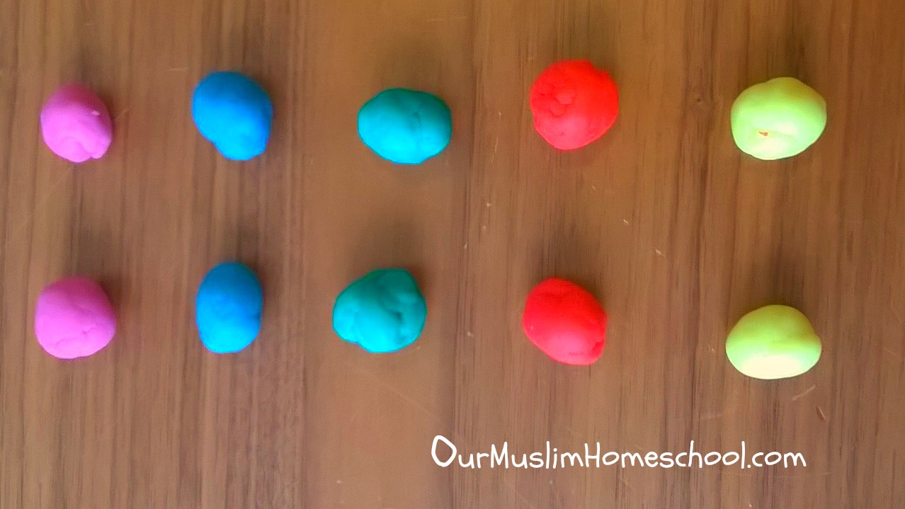 Teach ARABIC with PLAY DOUGH! - Muslim Homeschooling Resources