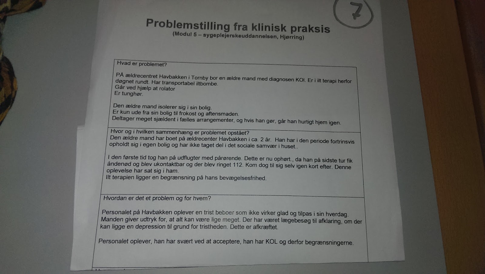 Kom Og Lev: Problemstilling