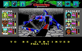 Wizardry VI: Bane of the Cosmic Forge - Testberichte vom Amiga Joker ...