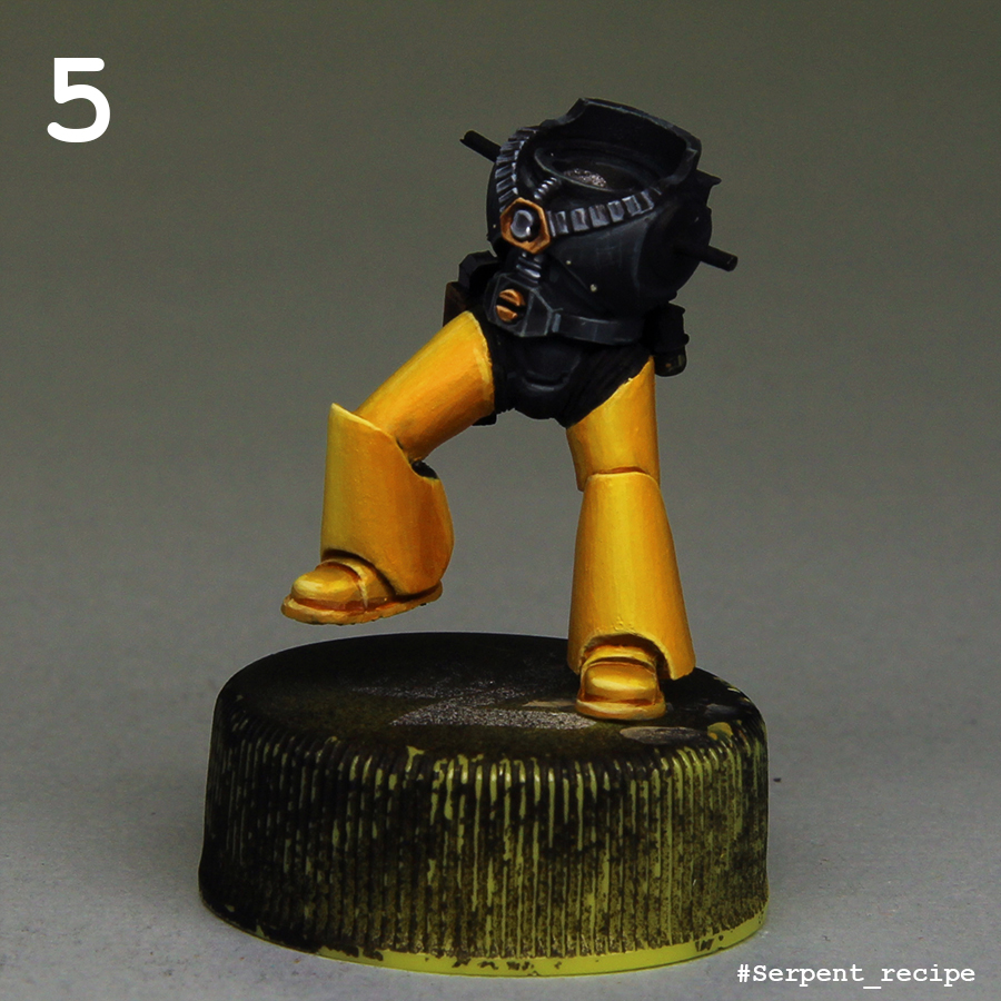 Serpentarium: Painting yellow armor (for whom who don't have an ...