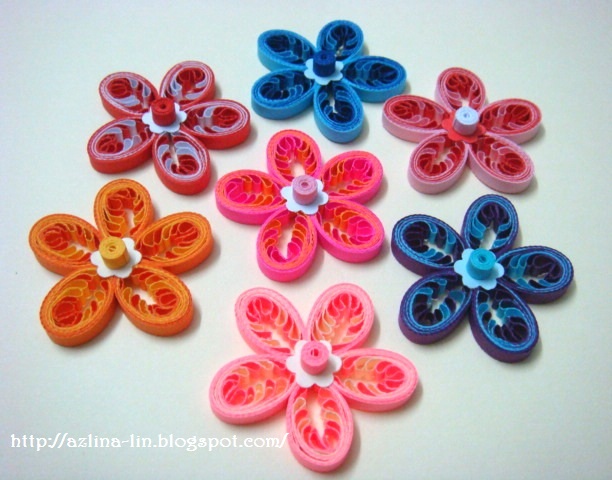 Using scraps of quilling strips