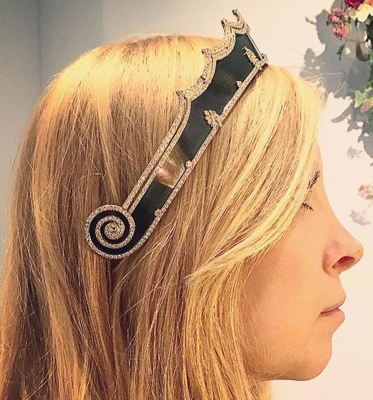 Tiara Mania: Fürstenberg Blackened Steel Tiara