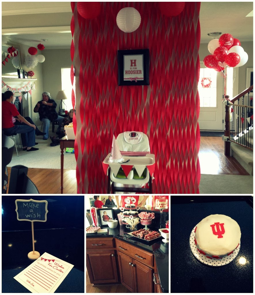 Party Spotlight: Carter's IU Themed First Birthday - Curly Sue: an ...