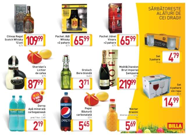 Catalog oferte si promotii: Oferte PASTE 2013 Billa Galati