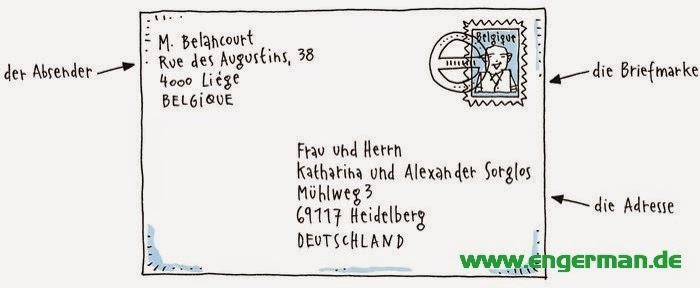 Einen persönlichen Brief schreiben « L E A R N G E R M A N