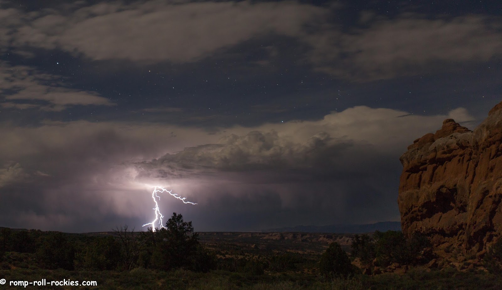 Romping and Rolling in the Rockies: Sun and Lightning in the Desert