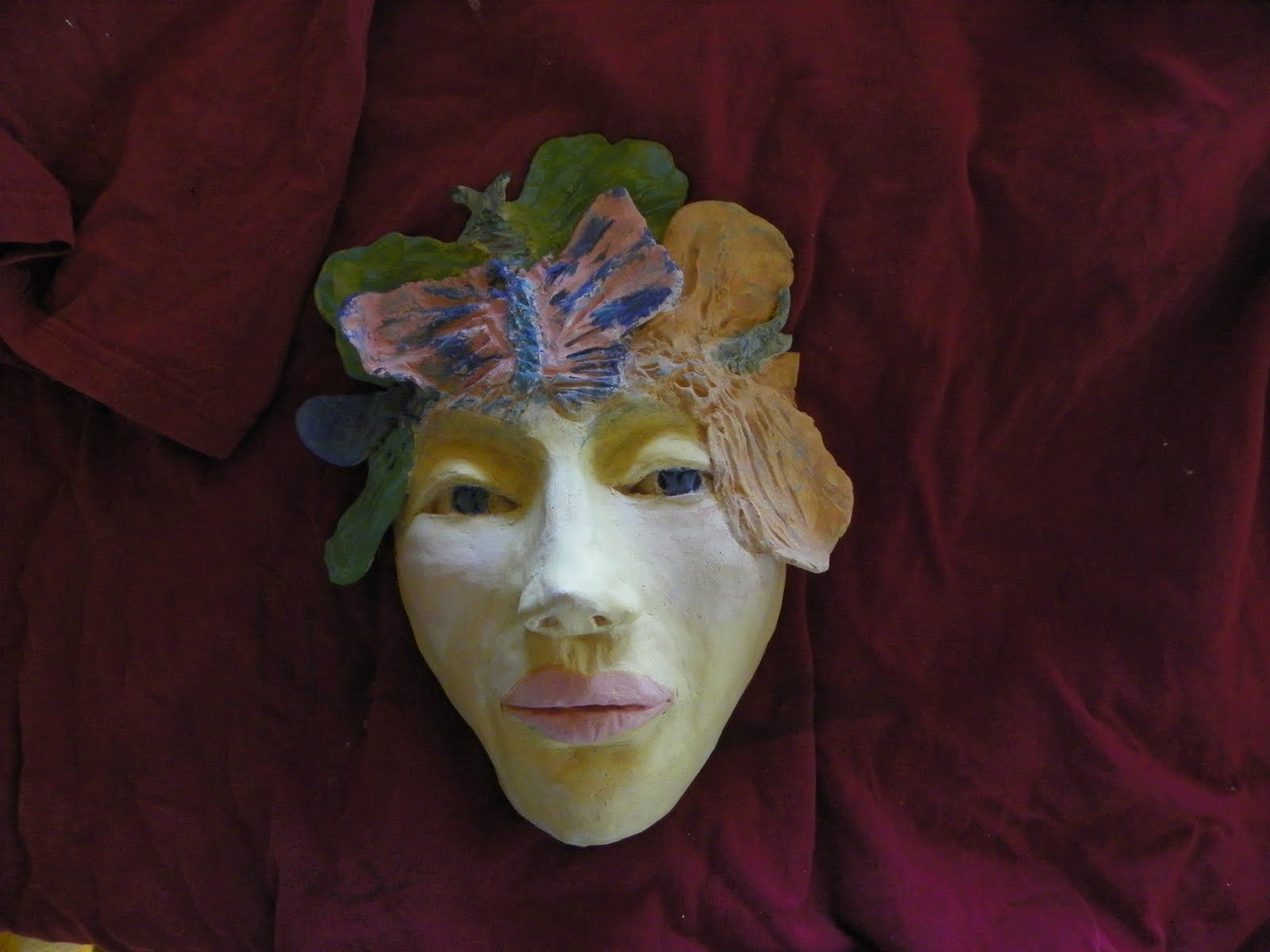 Rod Daut and Martha Flores Art Blog: Forest Nymph Masks and Dancing Lights