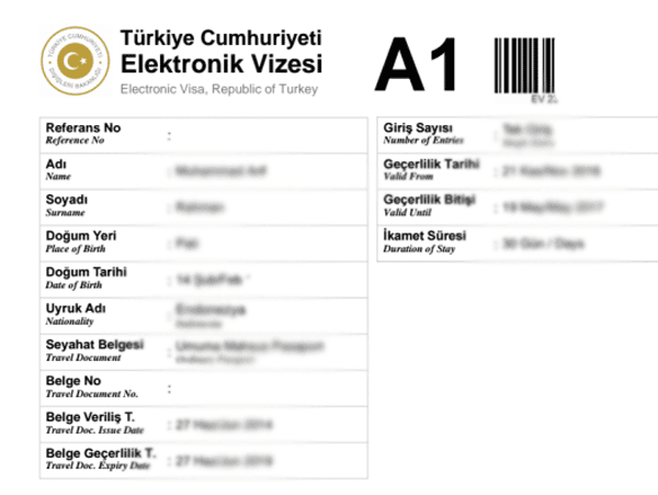 Cara Membuat e-Visa Tujuan Turki Secara Online - Visaku