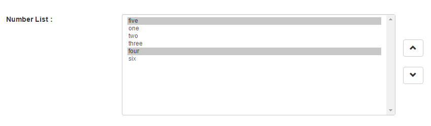 How to Move Multi Select Dropdown Options using Up and Down Buttons ...
