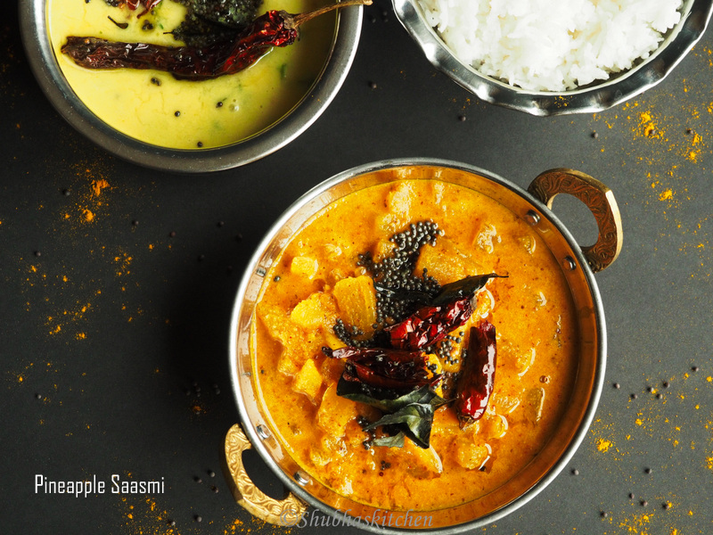 Meri Rasoi: Tomato Onion Saasmi (Tomato Onions in a mustard-coconut gravy)
