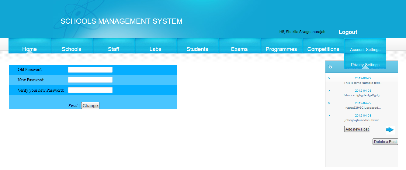 School Management System (SMS)