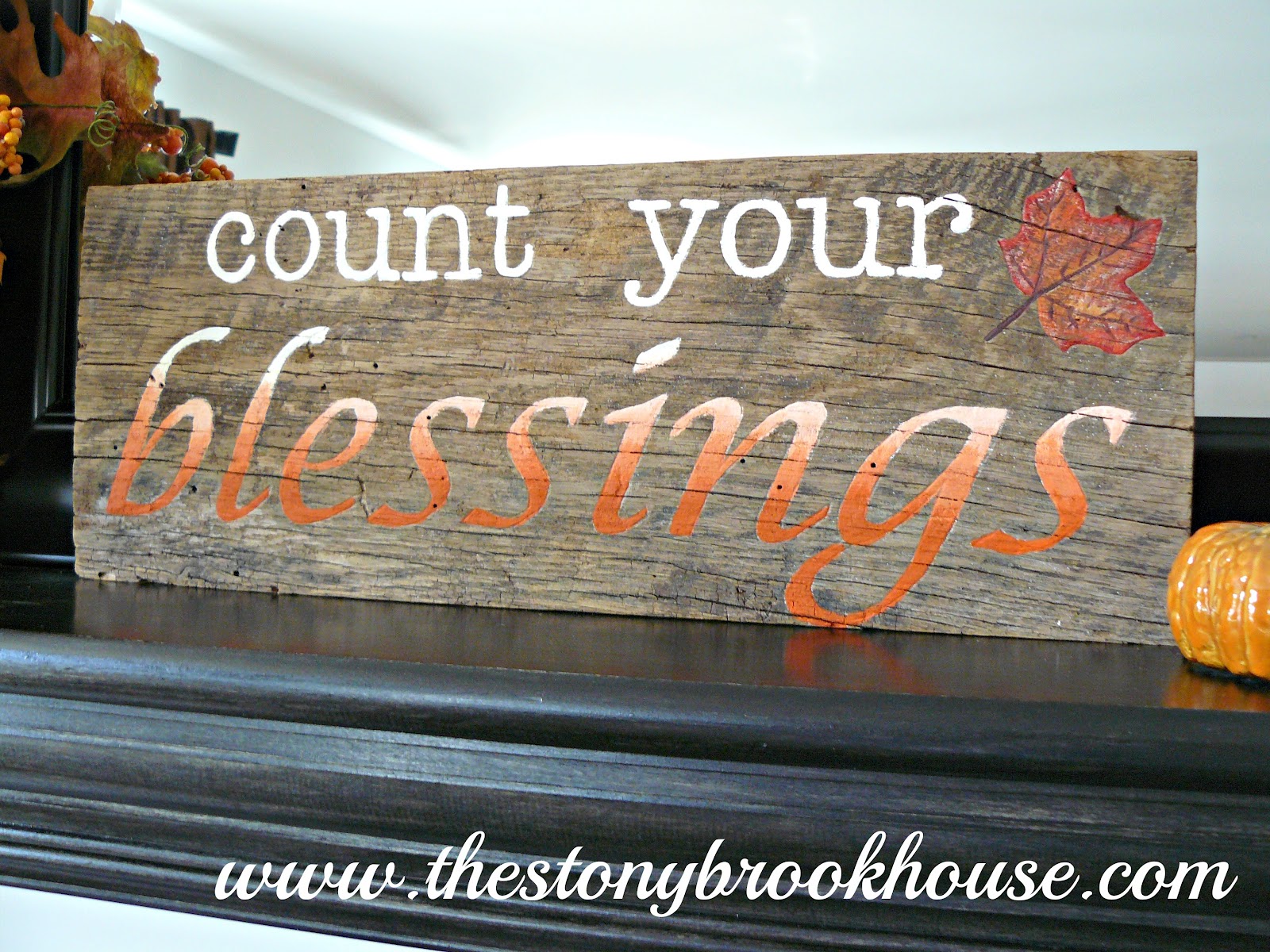 Count Your Blessings {Wood Art} | The Stonybrook House