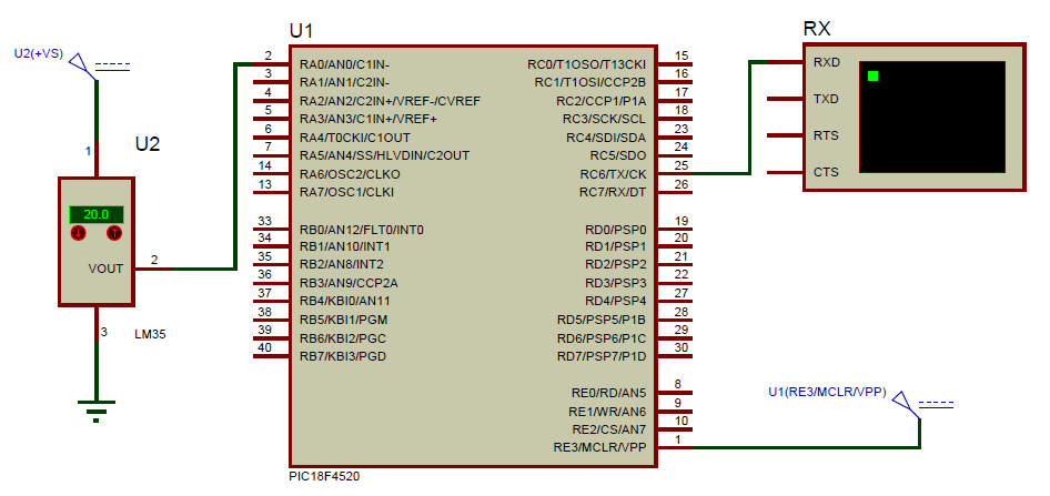 Code Bloges: Interfacing ADC in PIC Microcontroller (PIC18F4520)
