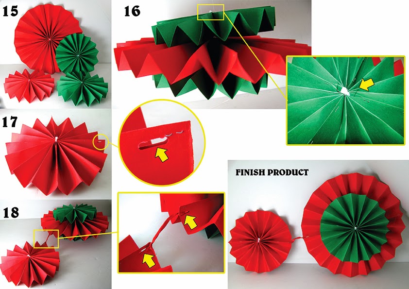 Simple Steps Making DIY Christmas Lantern Using Cartolina
