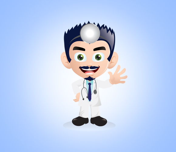 Young Doctors Character | Free Graphic Vector