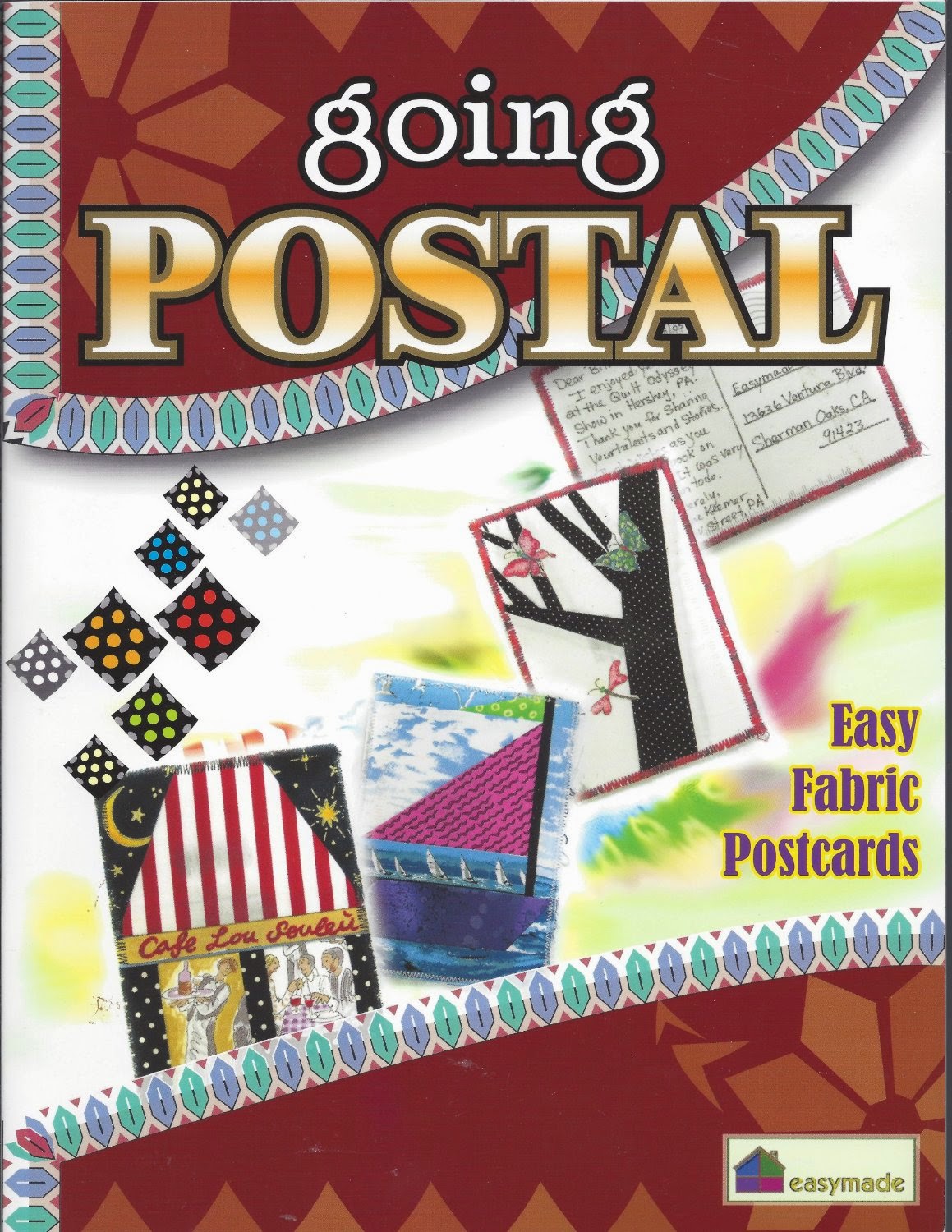 Sewing Fabric Postcards with ShereeSews: Books on creating Fabric Postcards