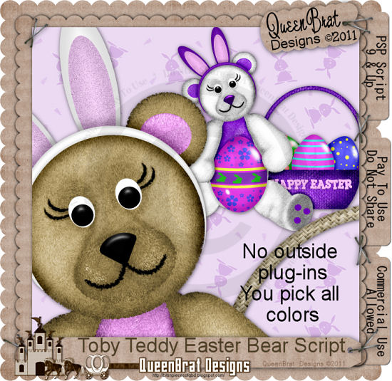 QueenBrat's Tag Tuts: New Easter & Spring PSP Scripts