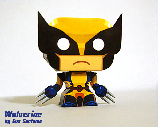 Mini Wolverine Papercraft | Papercraft Paradise | PaperCrafts | Paper ...