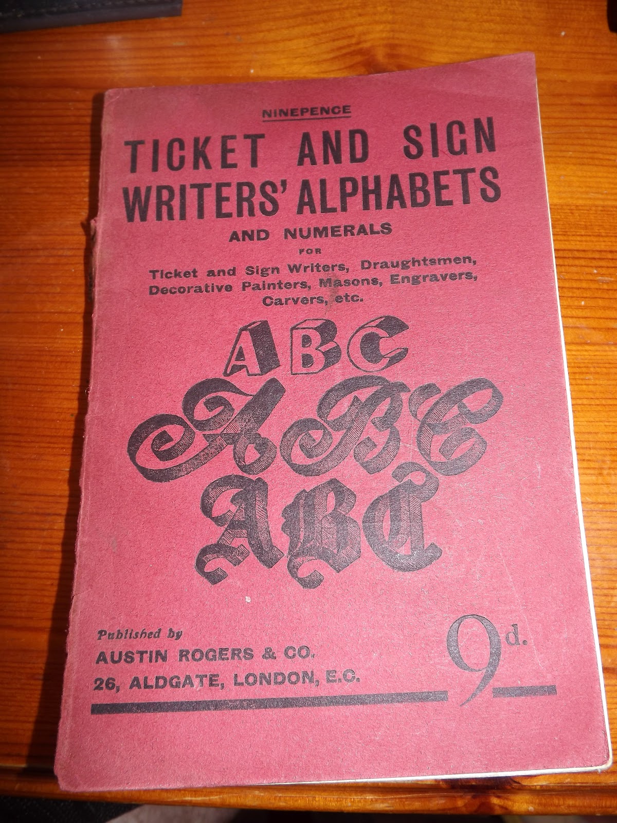 Hashed and Salted: Ticket And Sign Writers' Alphabets.